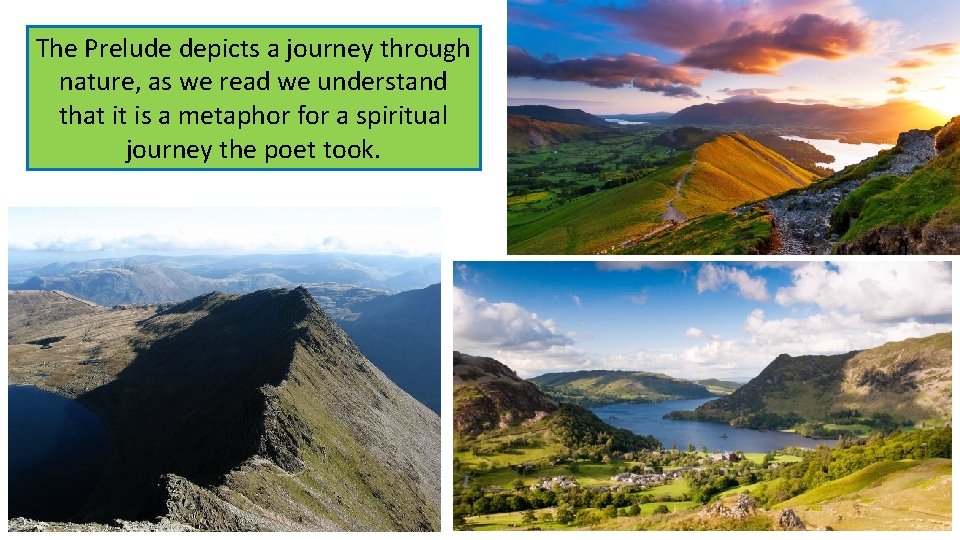 How does Wordsworth convey his speakers changing emotions