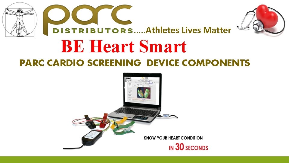 Athletes Lives Matter BE Heart Smart PARC CARDIO