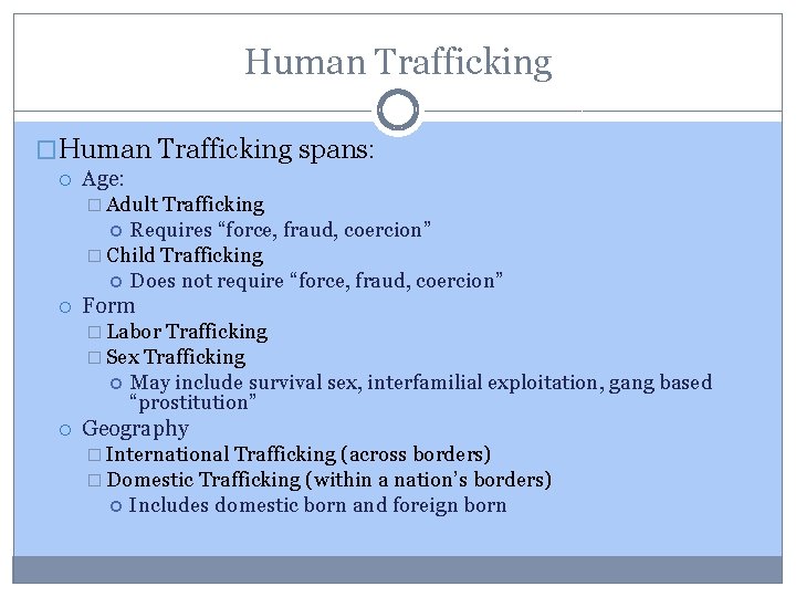 Commercial Sexual Exploitation of Children CSEC Program NATIONAL