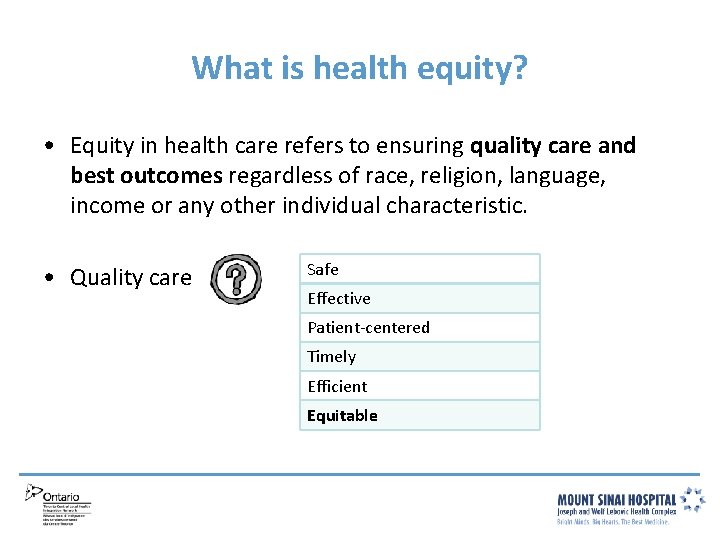 Measuring Health Equity Collecting Patient Demographic Information Training