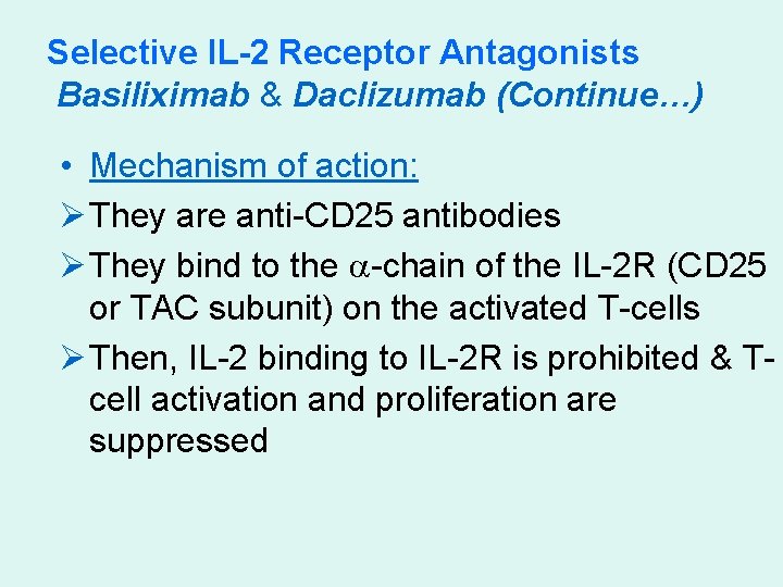 Immunosuppressants Prof Alhaider 1431 H I II Definition