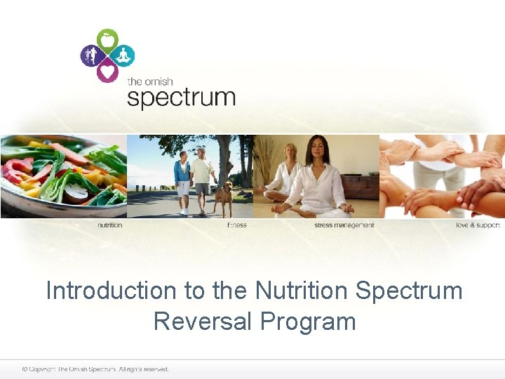Introduction to the Nutrition Spectrum Reversal Program Our