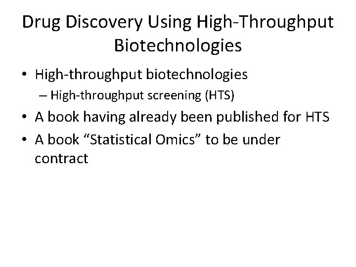 display HTS An R package for displaying data