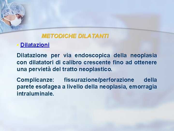 TUMORI DELL ESOFAGO TUMORI DELLESOFAGO BENIGNI Epiteliali Papilloma