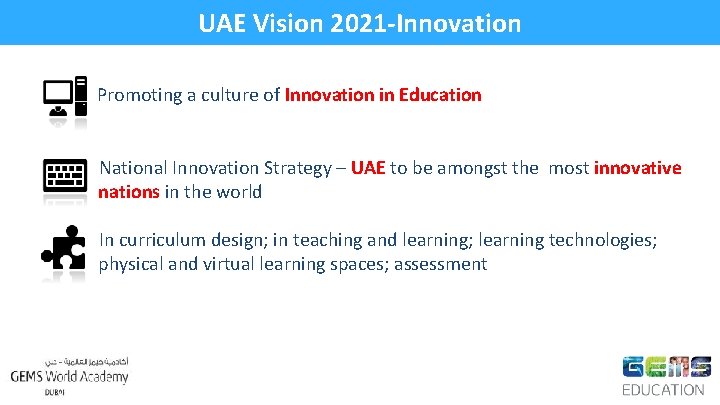 UAE National Agenda A World Class Education UAE