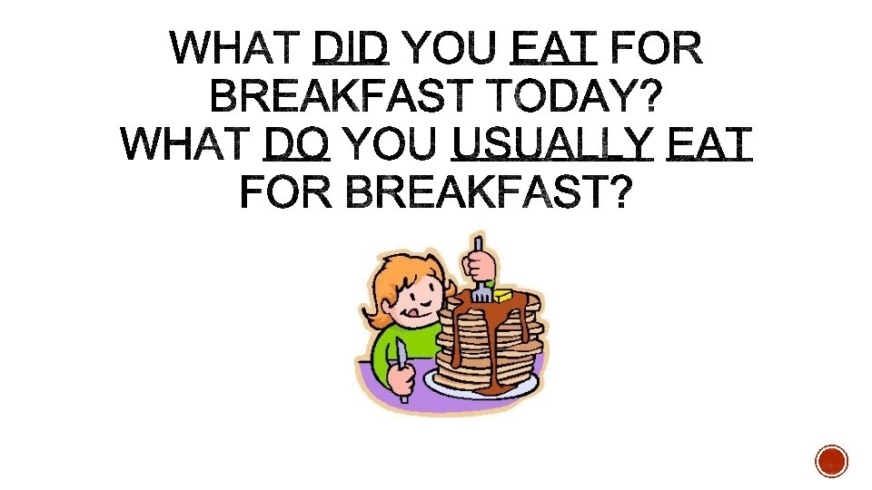 Switching Verb Tenses Simple Present Tense Simple Past