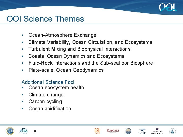 Ocean Observatories Initiative Introduction to the OOI Acquisition