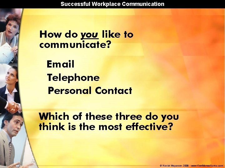 Employee Success Toolkit Tool 1 Successful Workplace Communication