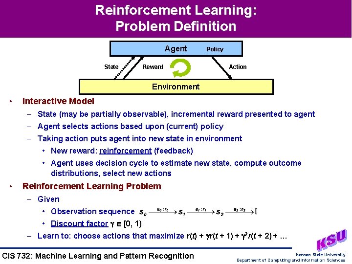 Lecture 17 Introduction to Reinforcement Learning Q Learning