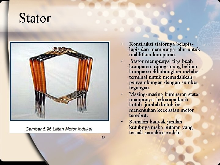 MOTOR ASINKRON 3 FASA By Susilo Hadi Kontruksi