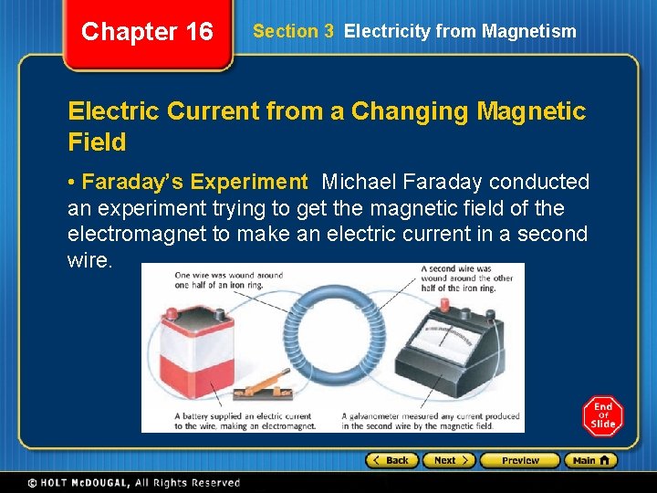 Chapter 16 Electromagnetism Preview Section 1 Magnets and