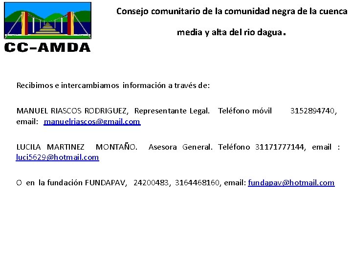 Consejo comunitario de la comunidad negra de la