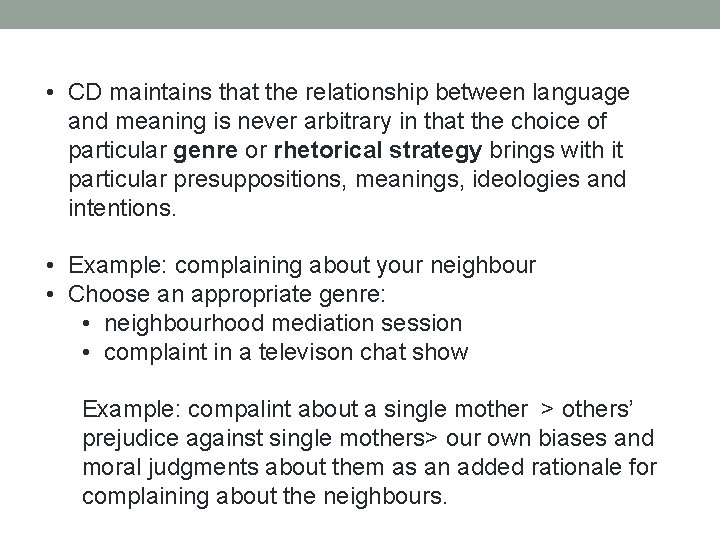 CRITICAL DISCOURSE ANALYSIS Paltridge 2007 What is critical