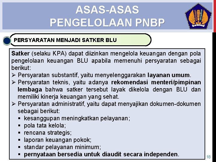 KEMENTERIAN KEUANGAN REPUBLIK INDONESIA DIREKTORAT JENDERAL ANGGARAN ...