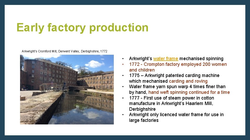 WEEK 5 WOMEN IN THE INDUSTRIAL REVOLUTION TEXTILES