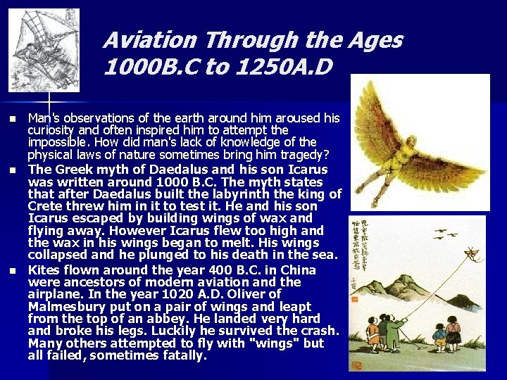 History of Flight Aviation Through the Ages 1000