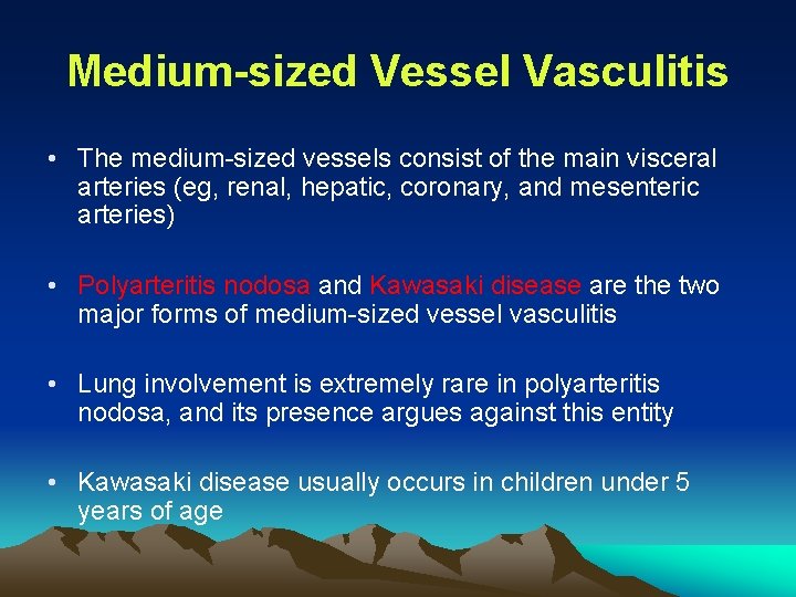 When to Suspect Pulmonary Vasculitis Radiologic and Clinical