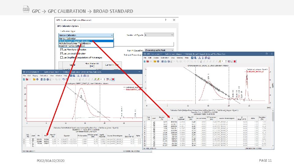 GPC GEL PERMEATION CH CLARITY EXTENSION P 00280