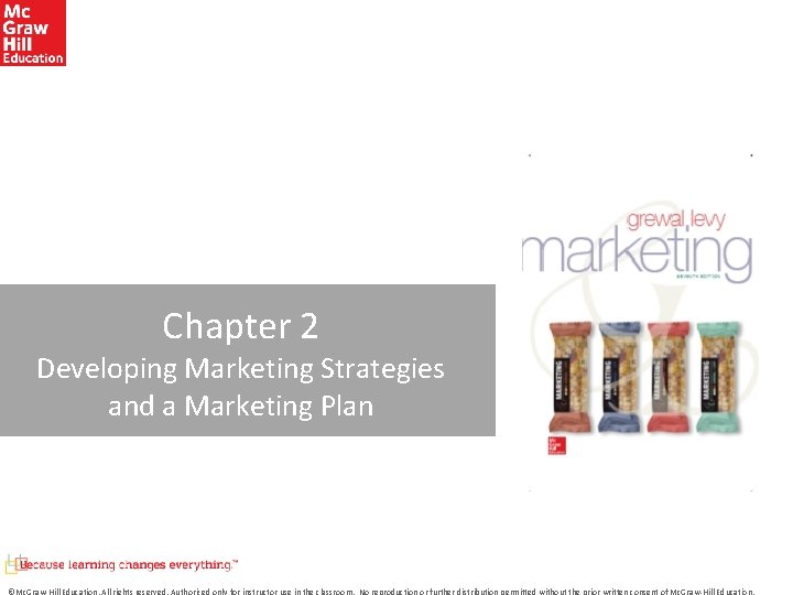 Chapter 2 Developing Marketing Strategies And A Marketing