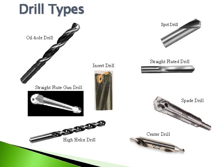 Drills Drill Press Ops MACH 112 Cutting Tools