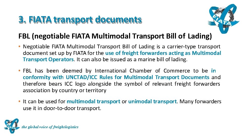 The International Federation of Freight Forwarders Associations Fdration