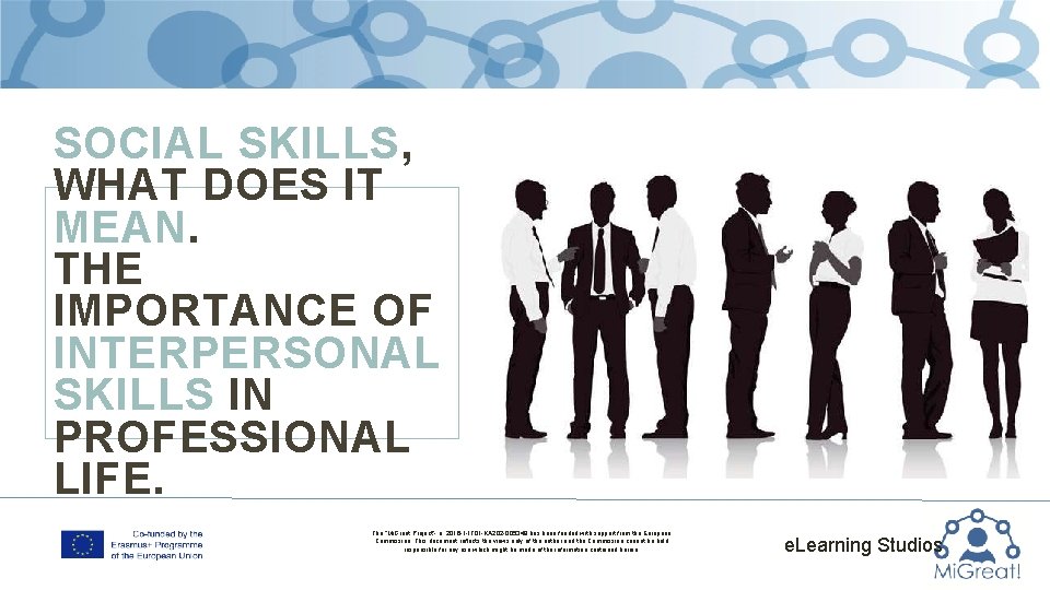 SOCIAL SKILLS WHAT DOES IT MEAN THE IMPORTANCE