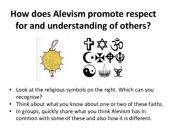 How does Alevism promote respect for and understanding