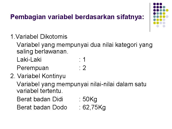 PENGUKURAN VARIABEL DEFINISI OPERASIONAL DAN SKALA Dr Suliyanto