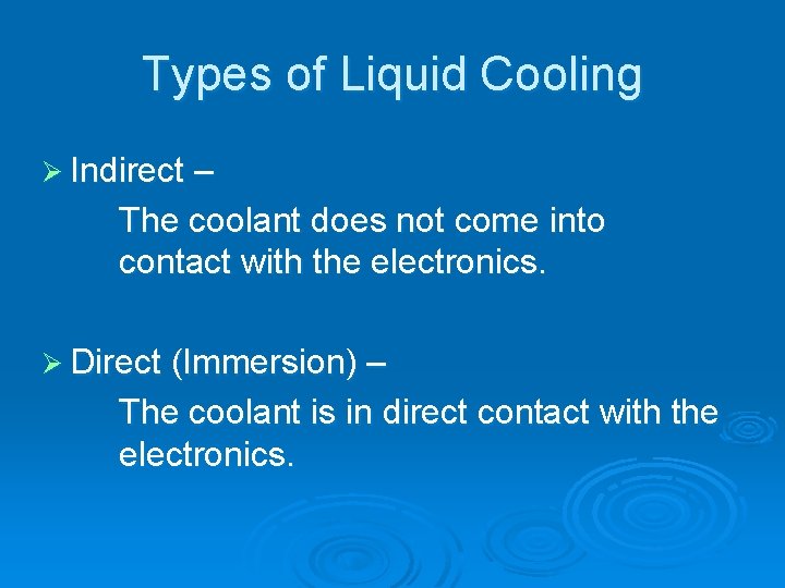 Fundamentals of Liquid Cooling Thermal Management of Electronics
