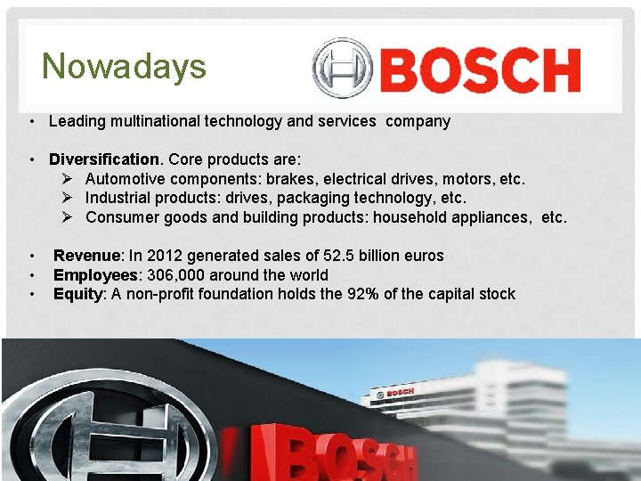 International Management Fall 1314 BOSCH GROUP IN INDIA