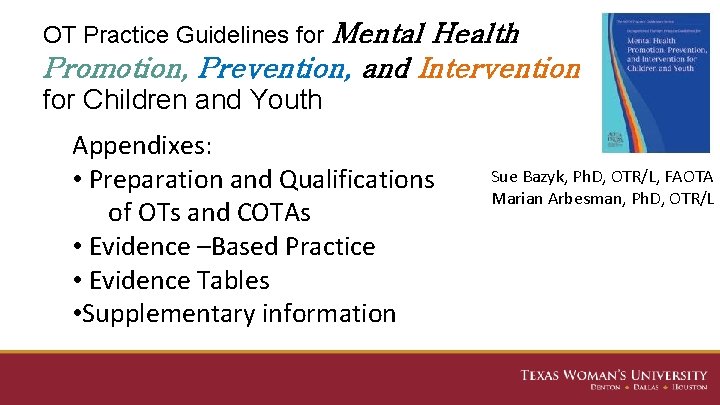 Mental Health Promotion Prevention and Intervention in Practice