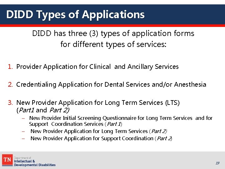Applicant Forum for Potential Providers Agenda Overview Welcome