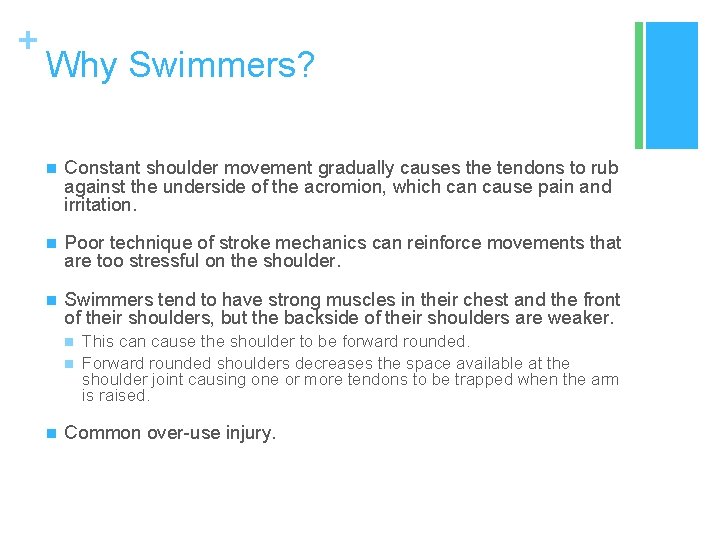 UK Swim Dive Intro Swimming Injuries By Kristen