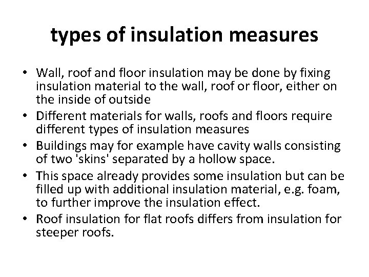 FBE 03 Building Construction Science Lecture 9 Insulation
