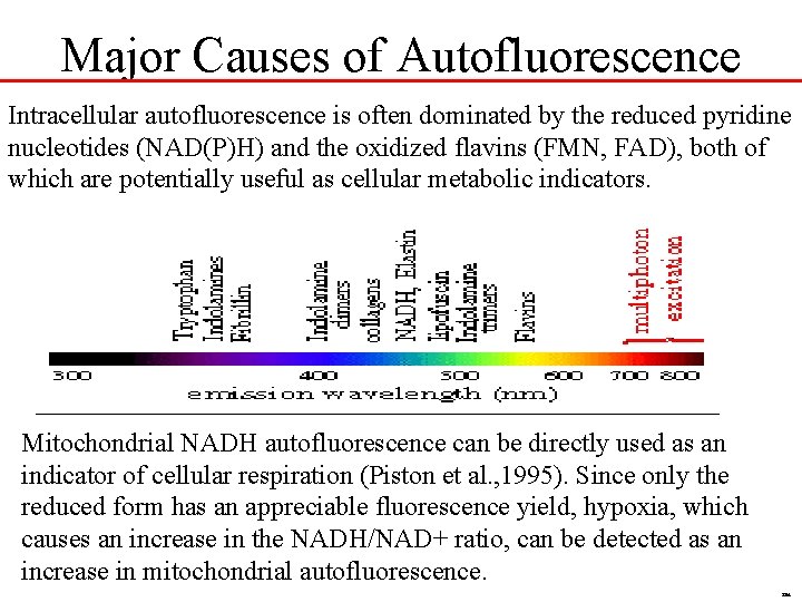 AUTOFLUORESCENCE By Ronald Mathieu Autofluorescence Cells contain molecules