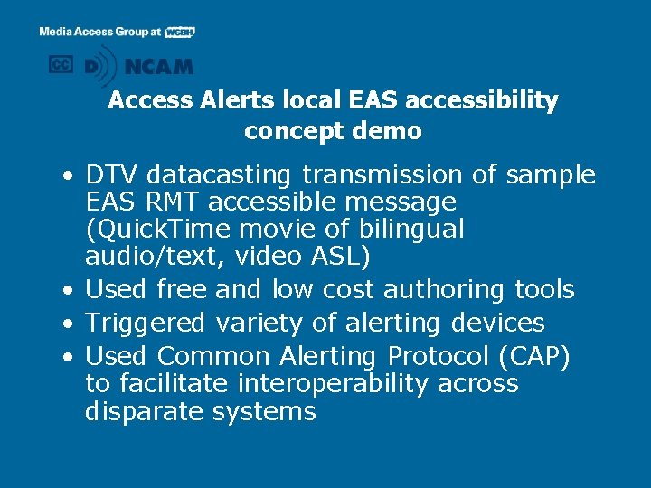 Access to Emergency Alerts for People with Disabilities