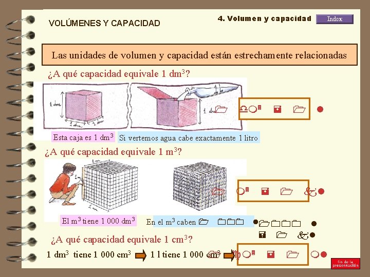 VOLMENES Y CAPACIDAD 1 Volumen de un cuerpo