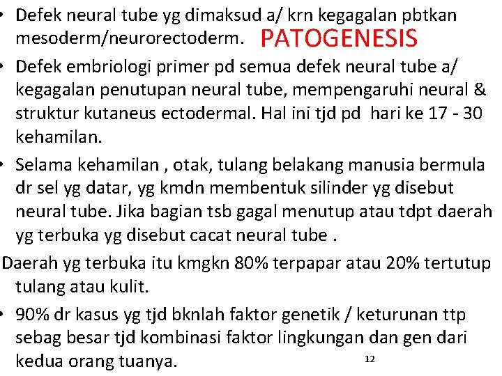 SPINA BIFIDA Ayling Sanjaya Fakultas Kedokteran Universitas Wijaya