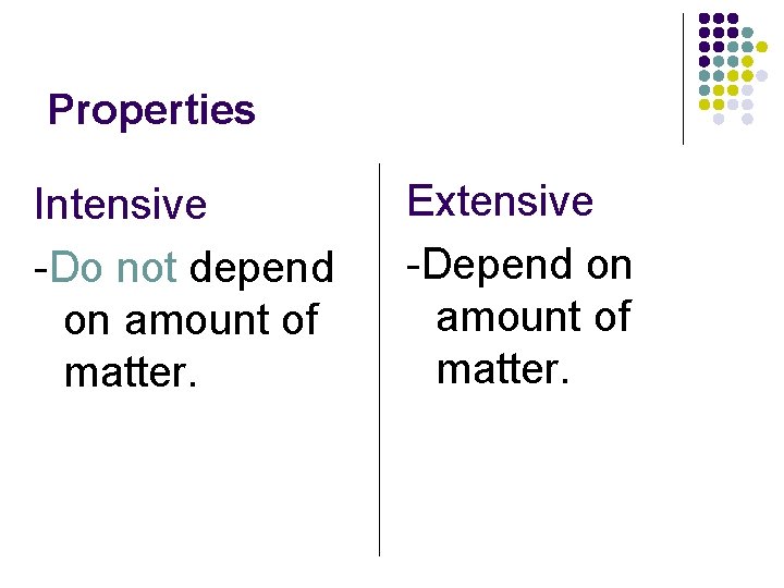 Matter and Change Mrs Coyle Chemistry A Classification