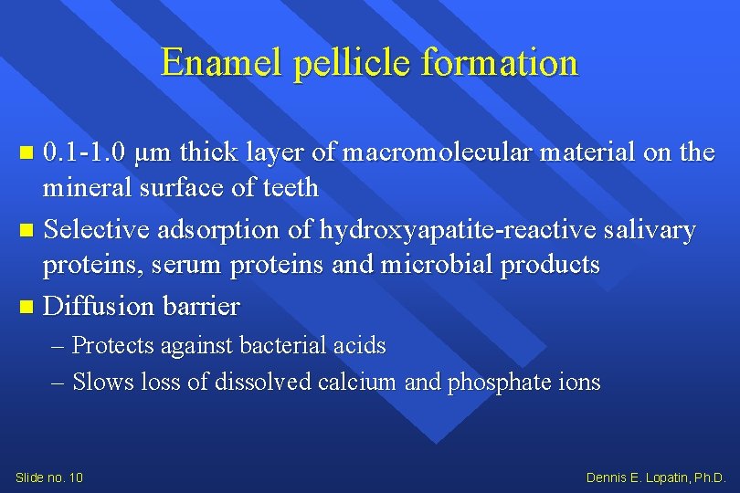 Composition and function of saliva Slide no 1