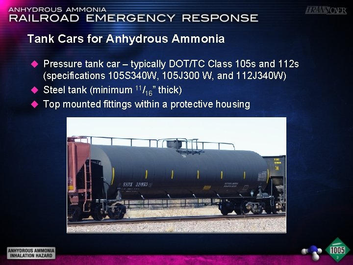 Transporting Hazardous Materials by Rail u Railroads transport
