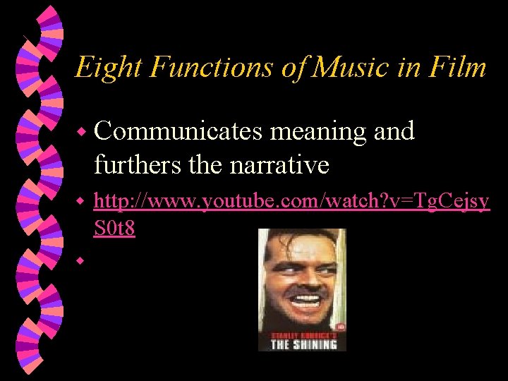 The Use of Music as Emotion in Film