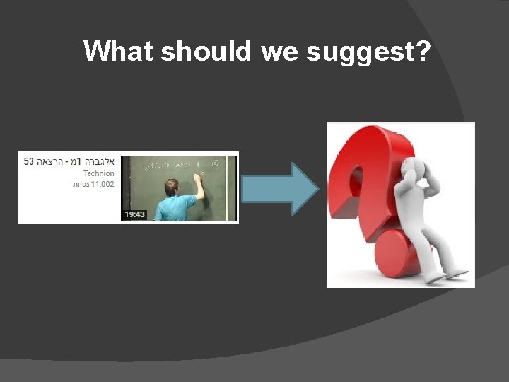 VIDEO SUGGESTION AND DISCOVERY FOR YOUTUBE TAKING RANDOM