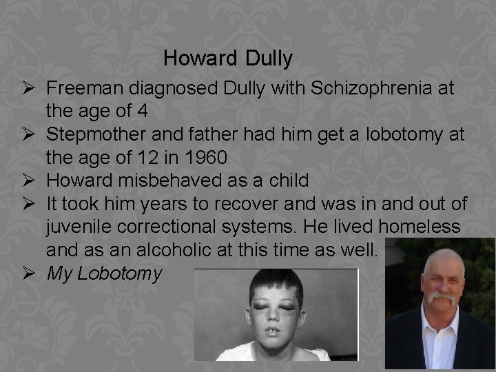 WALTER FREEMAN II LOBOTOMY By Lynelle Tremelling Williams