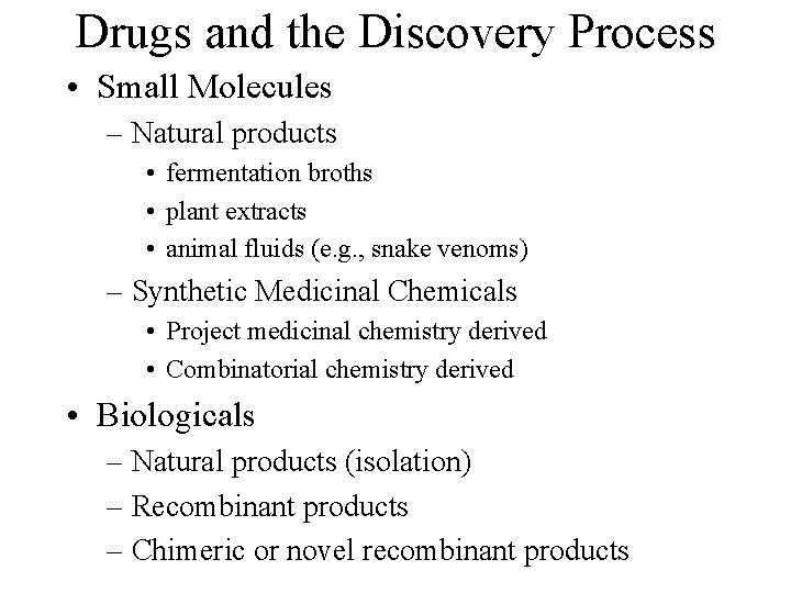 Computer aided drug design Lecture 12 Structural Bioinformatics