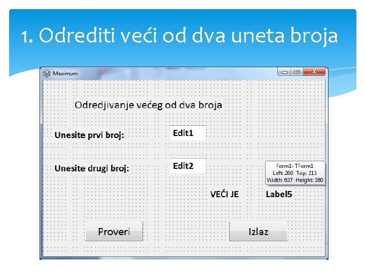 RAZGRANATA STRUKTURA Zadaci algoritmi I reenja Algoritmi linijska