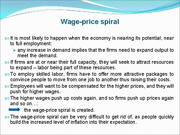 Inflation deflation and purchasing power Outline q Inflation