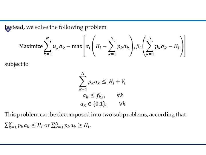 Application of Column Generation and Branch and Price