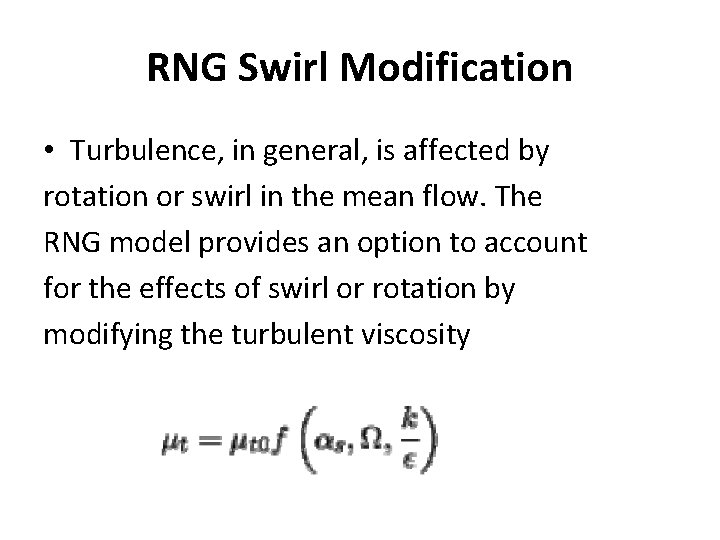 The Standard RNG and Realizable k Models The