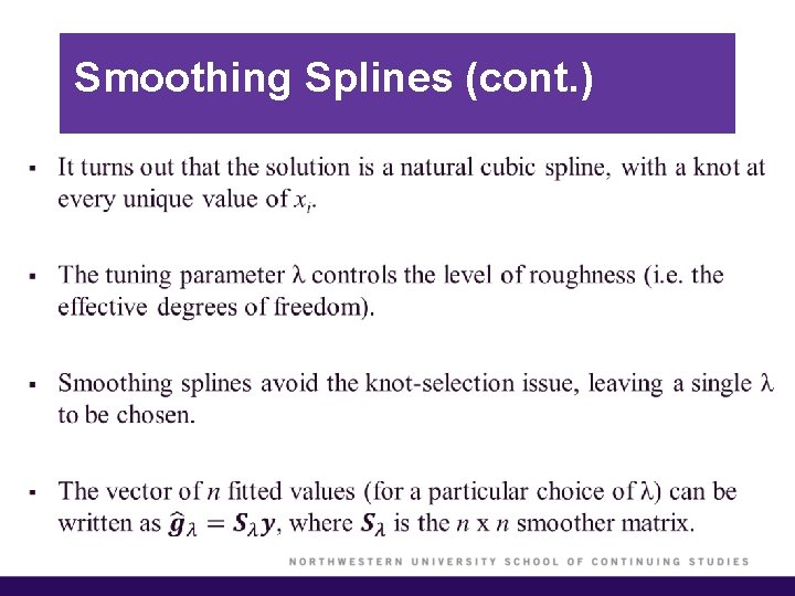 PREDICT 422 Practical Machine Learning Module 5 NonLinear
